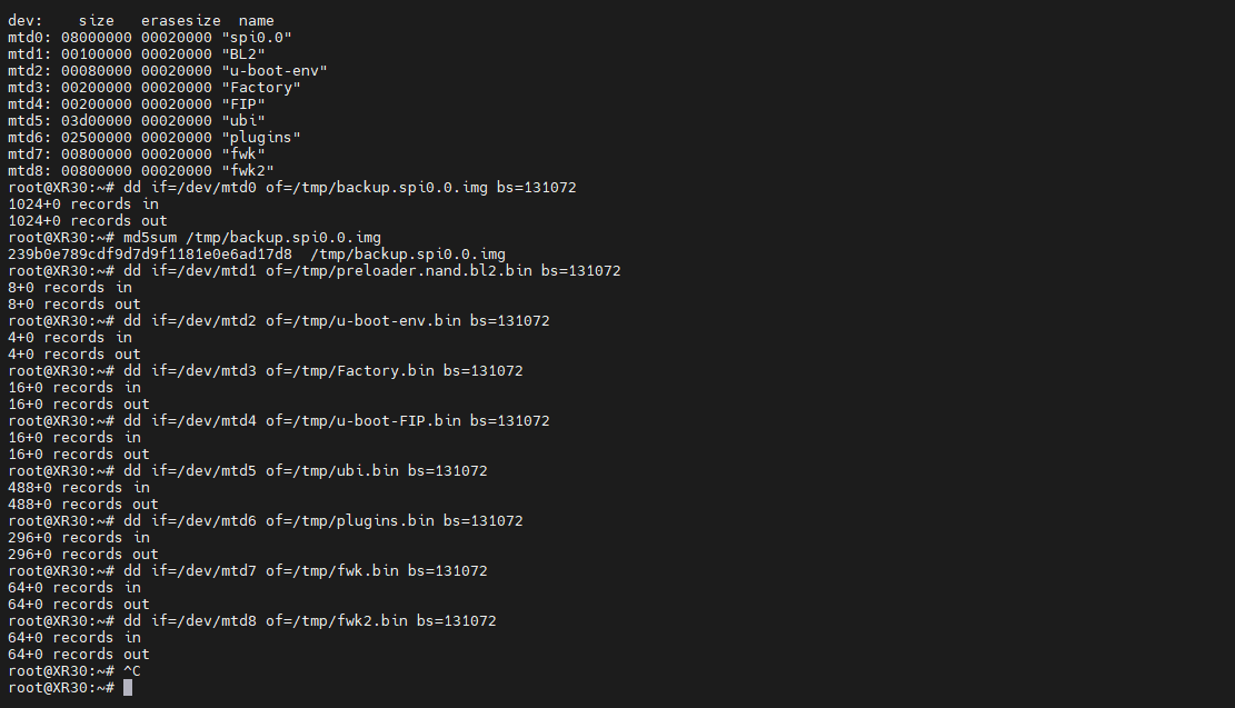 中国移动XR30 NAND版刷机和救砖教程